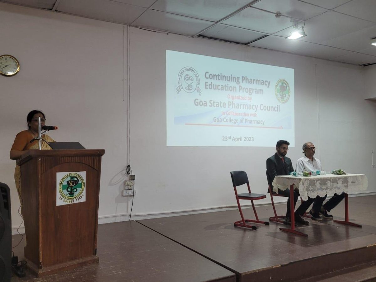 CPE – Goa State Pharmacy Council