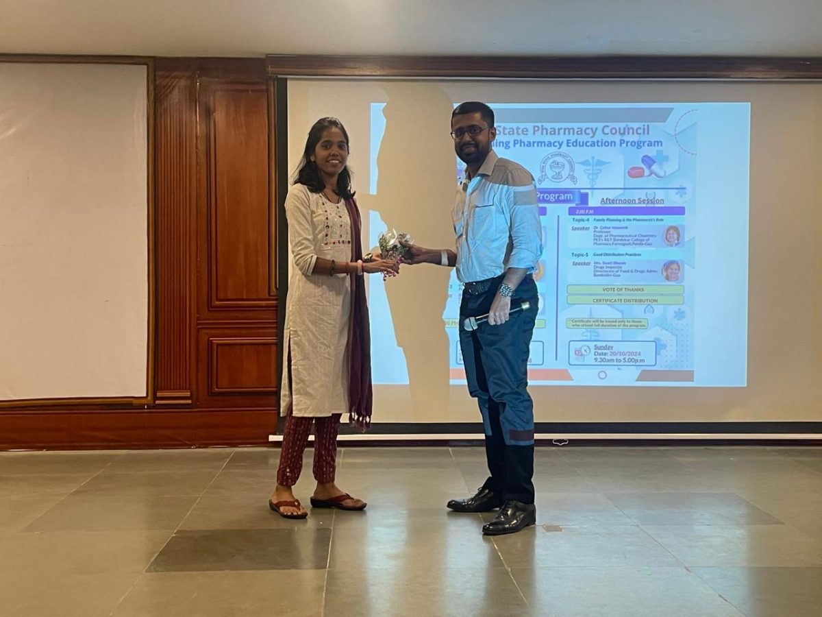 CPE – Goa State Pharmacy Council